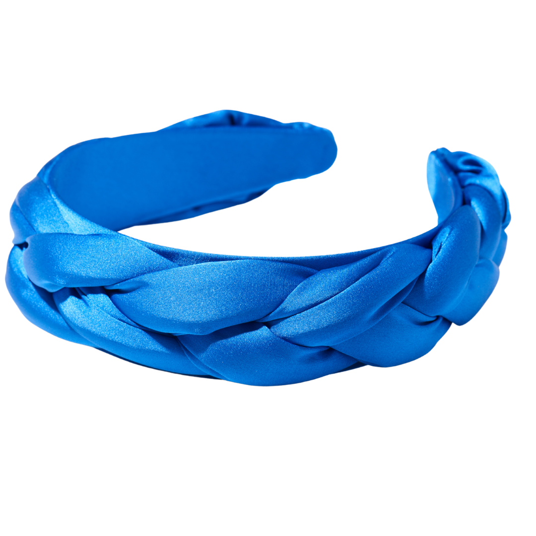 Capri Collection Blue Braided Headband | Braided Headband