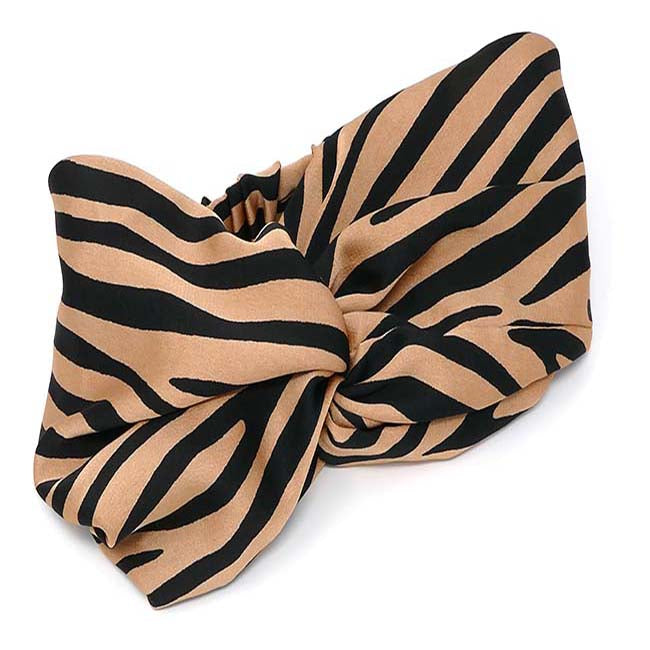 Safari Collection Zebra Turban Headwrap | Animal Print Headwrap